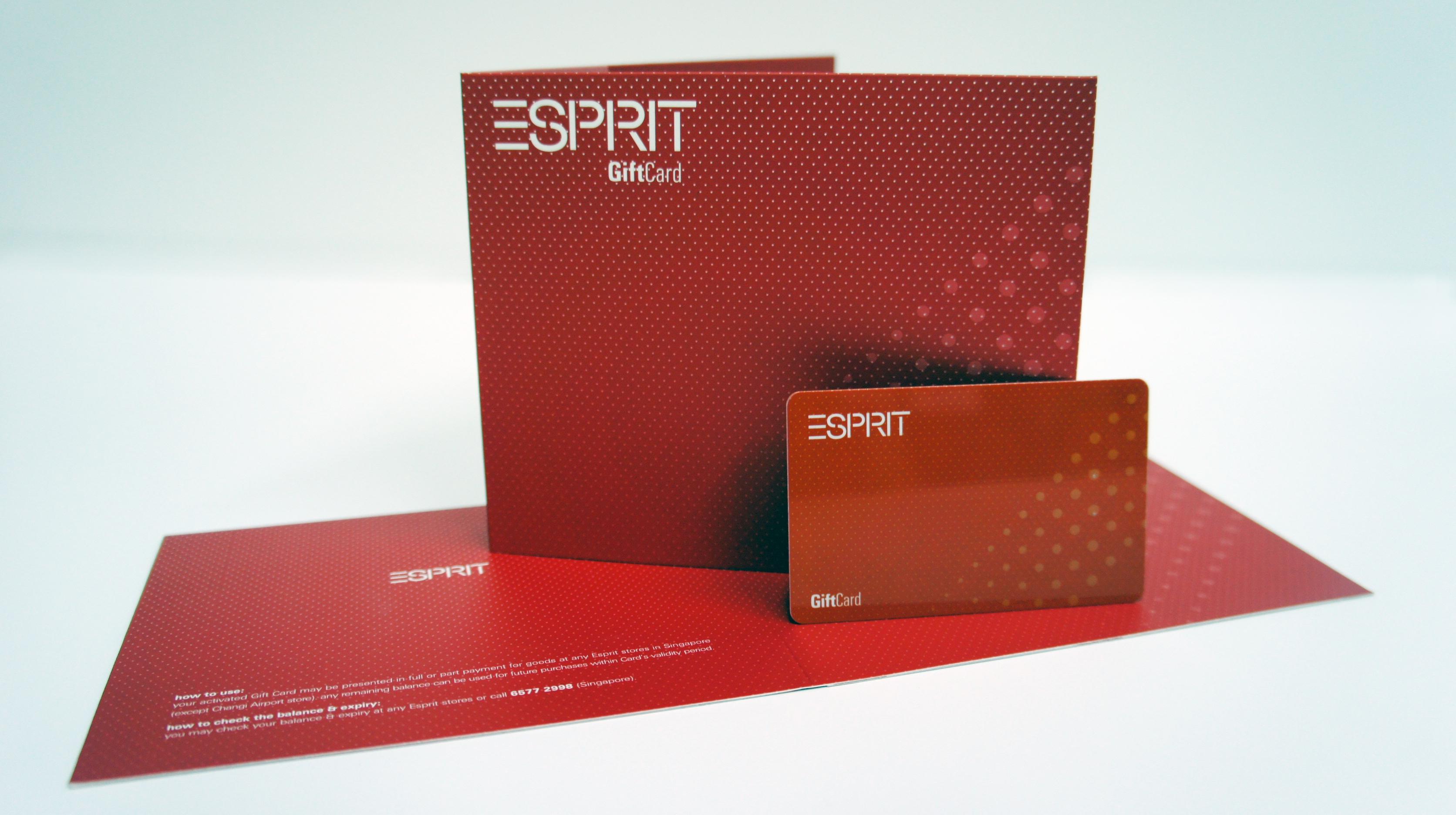 Esprit gift card photo