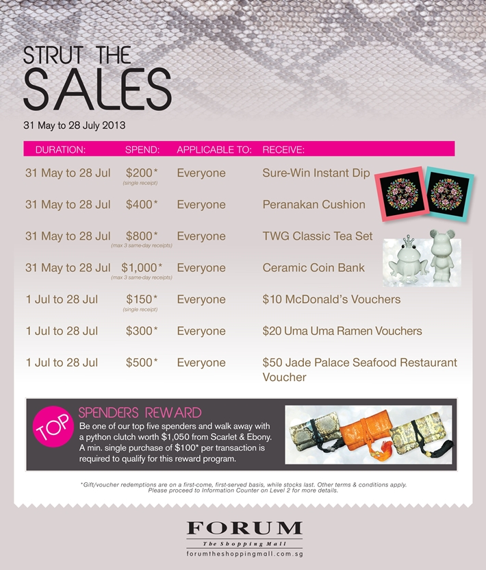 Strut The Sales at Forum The Shopping Mall (Promo)